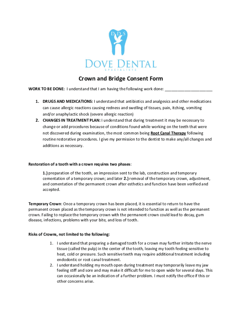 Fillable Online DOB: Dental Treatment Consent Form Kids N More ... Fax ...
