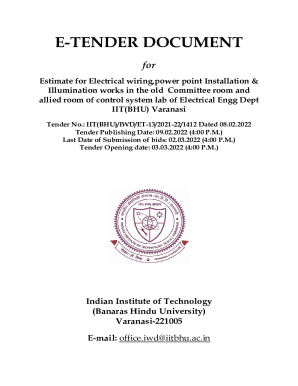 Fillable Online PARTA (TECHNICAL BID) TENDER DOCUMENTS FOR ... Fax Email Print - pdfFiller