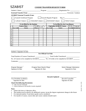 DIRECT APPLICATION Transfers, both internal and ... Doc Template | pdfFiller
