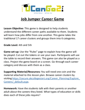 Fillable Online 20 Fun Career Activities for Elementary Students Fax ...