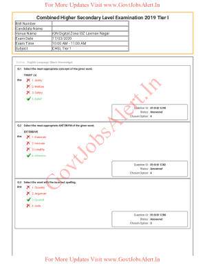 Fillable Online SSC NWR Admit Card - Download Link Fax Email Print ...
