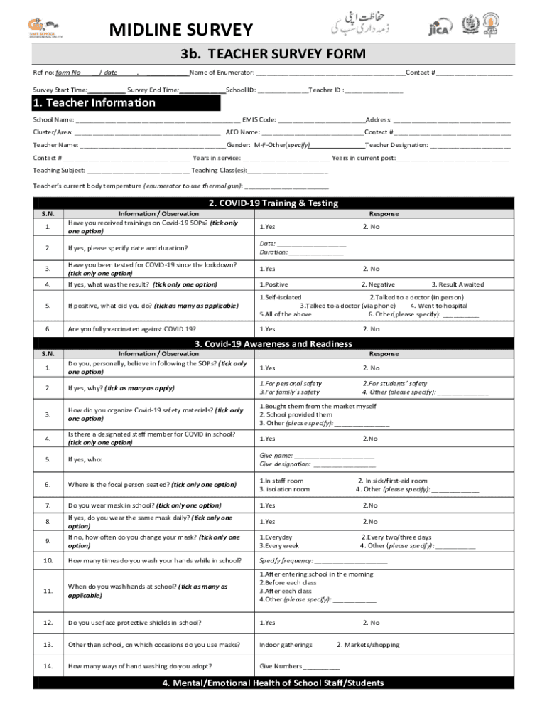 Fillable Online Midline Evaluation report Step Change Window Fax Email ...