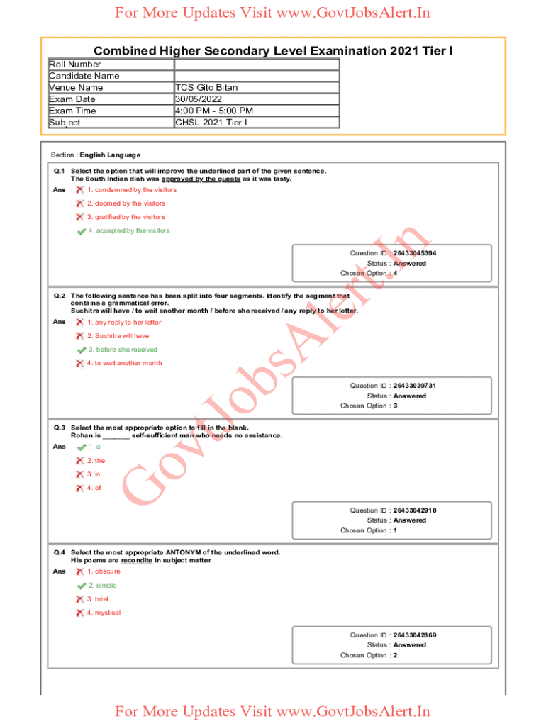 Fillable Online The South Indian dish was approved by the guests as it ...