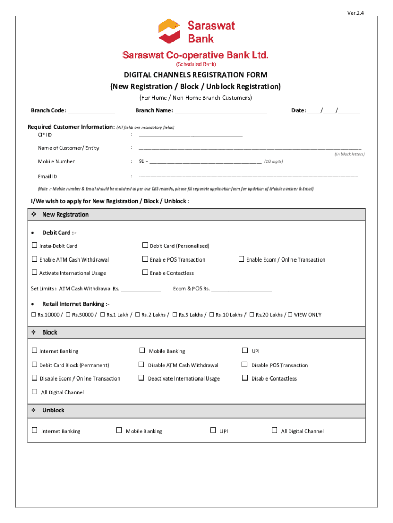 Fillable Online DIGITAL CHANNELS REGISTRATION FORM (For ... Fax Email ...