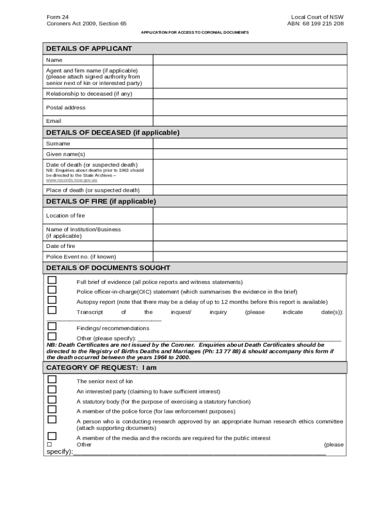 The protection of personal ination in coronial ... Doc Template | pdfFiller