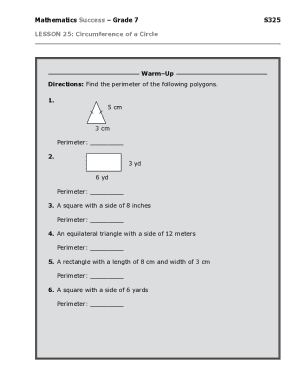 Fillable Online Perimeter of a Polygon: Definition, Steps, Formula ...