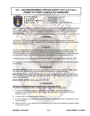 Fillable Online SUMMARY of The Law Enforcement Officers Safety Act ...