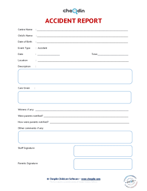 Fillable Online Accident report Template.docx Fax Email Print - pdfFiller