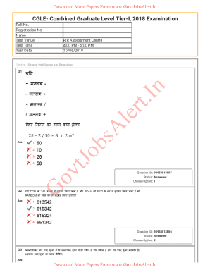 Fillable Online What was your daily routine while preparing for the SSC ...