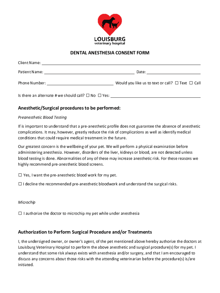Fillable Online Anesthesia-surgery-consent-form. ... Fax Email Print ...