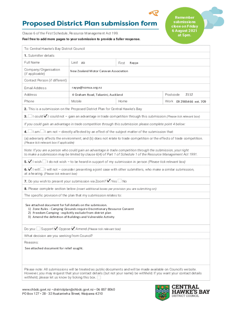 Fillable Online PROPOSED-DISTRICT-PLAN-SUMMARY-OF- ... Fax Email Print - pdfFiller