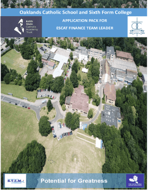 Fillable Online Oaklands Catholic Schoo l and Sixth Form Co lleg e ...