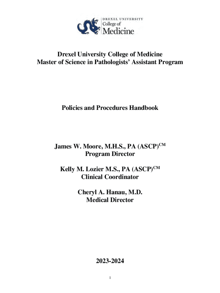 Fillable Online Master of Science in Pathologists' Assistant PathA ...