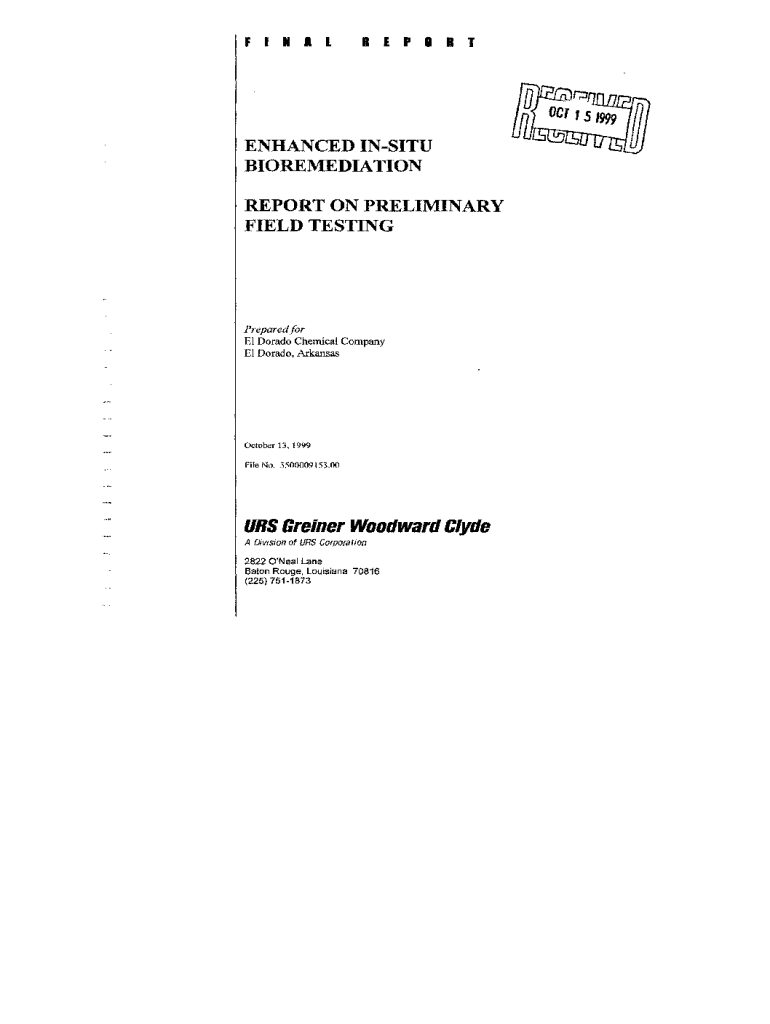 Fillable Online URS Greiner Woodward Clyde Fax Email Print - pdfFiller