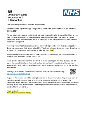 A National Children's Dental Health Month Letter from ... Doc Template ...