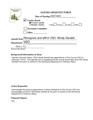 Fillable Online Consent Agenda Item 3 Fax Email Print - pdfFiller