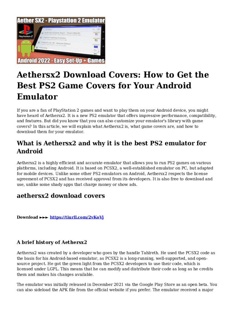 Fillable Online What is the best PS2 emulator that can fit an Android ...