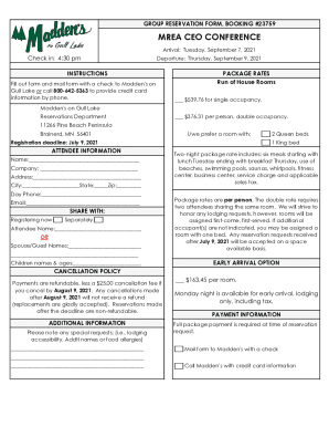 Fillable Online Free Travel Reservation Form Templates Fax Email Print ...