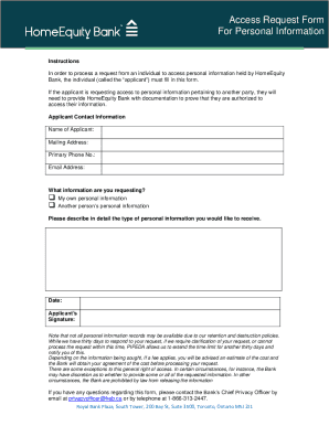 Fillable Online Individual Access Request Form Privacy Fax Email Print - pdfFiller