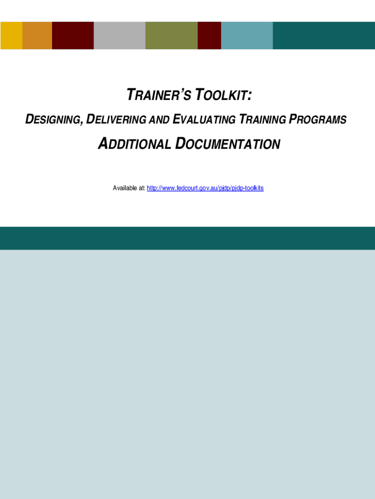Fillable Online Integrated Education and Training Design Toolkit and ...