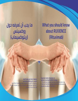 Fillable Online What you should know about RUXIENCE ()... Fax Email ...