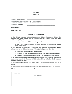 Fillable Online Forms for Part 3 Court Actions Fax Email Print - pdfFiller