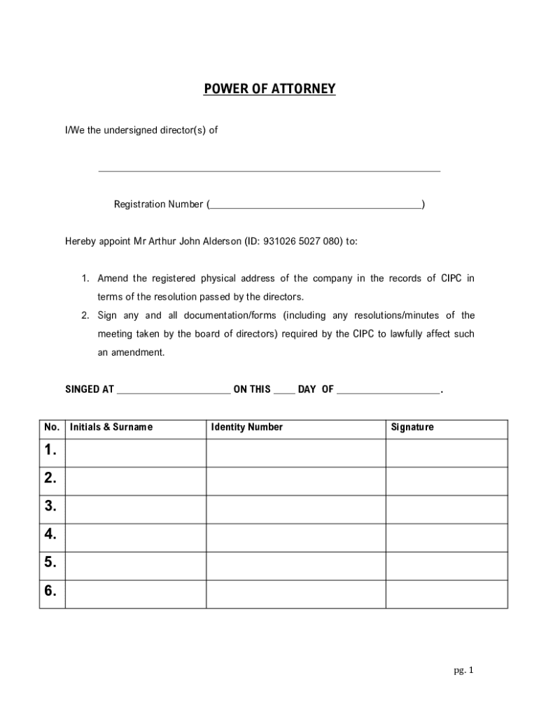 Fillable Online I/We the undersigned director(s) of Fax Email Print ...