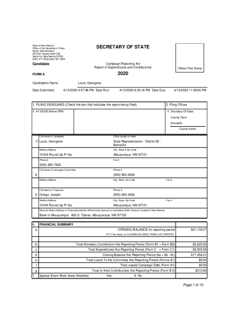 Fillable Online Louis, Georgene Fax Email Print - pdfFiller