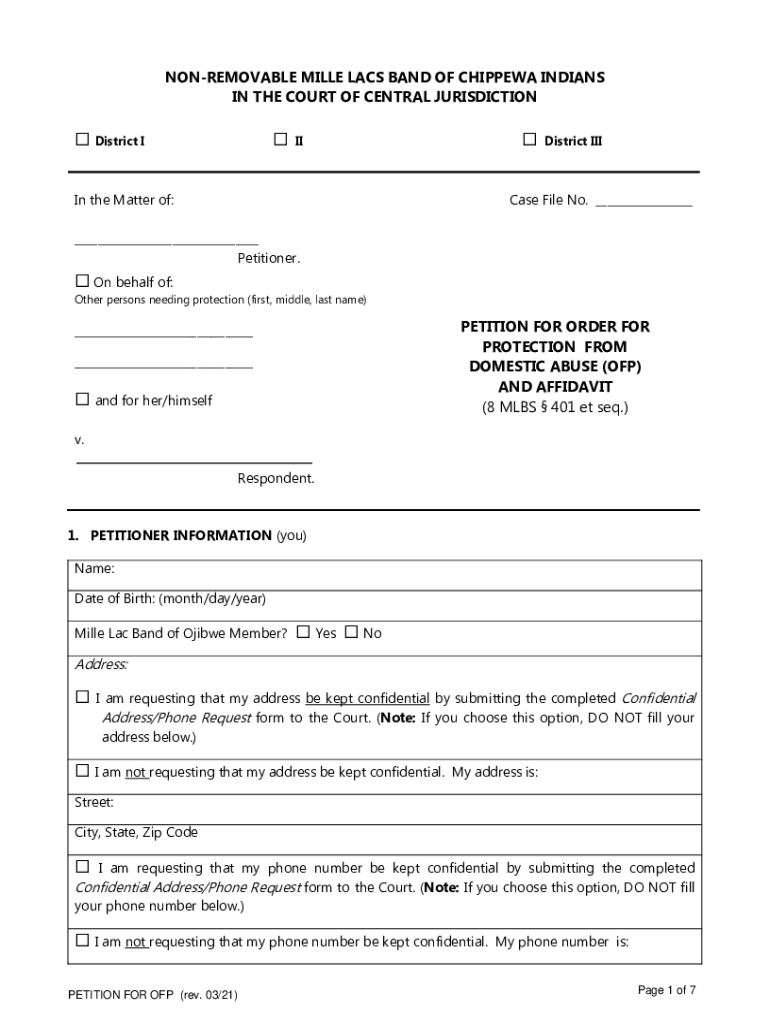 Fillable Online petition-for-ofprev03-18-21.pdf Fax Email Print - pdfFiller