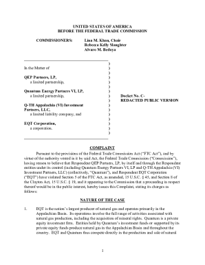 Fillable Online Lina M. Khan, Chair Rebecca Kelly Slaughter Fax Email ...