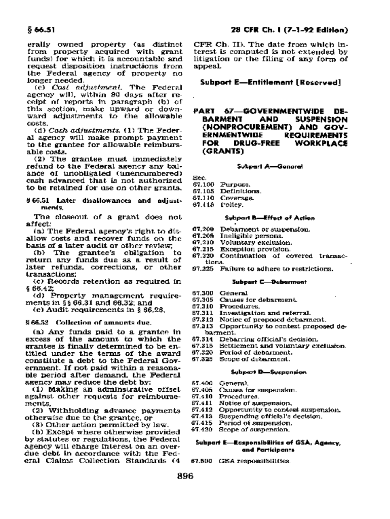 Fillable Online 28 CFR Chapter I -- Department of Justice Fax Email ...