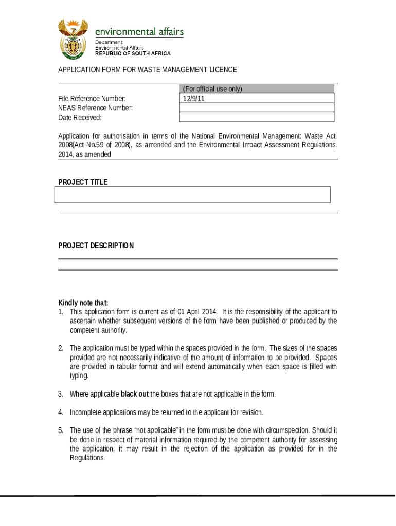 South African Waste Ination Centre (SAWIC) - Department ... - sawic ...