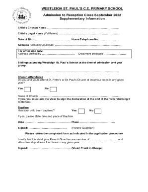 Fillable Online Supplementary form 2022-2023 Fax Email Print - pdfFiller