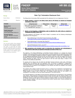 Fillable Online Rule 17g-7 Disclosure Form CTRMA Fax Email Print ...