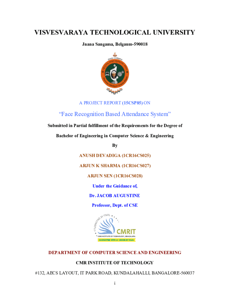 Fillable Online Face Detection and Recognition Student Attendance ...