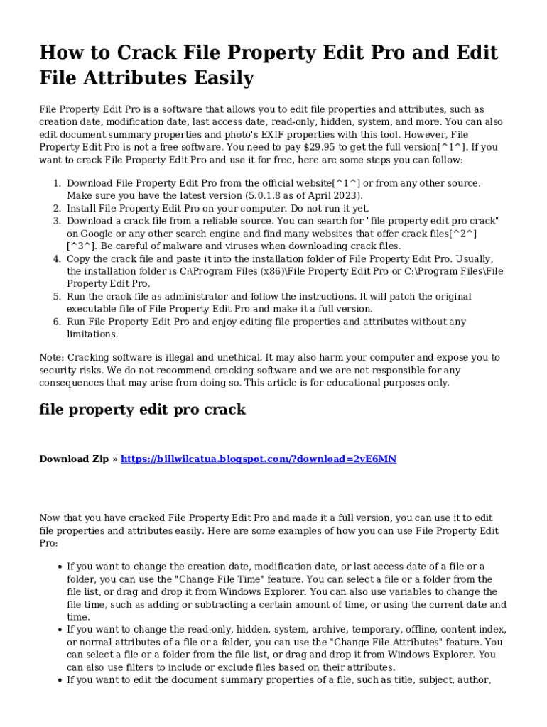Fillable Online File Property Edit Pro Free Download And Software fillable-online-file-property-edit-pro-free-download-and-software