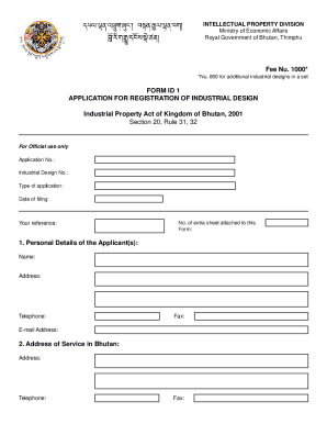 Fillable Online A Guide to Filling An Industrial Designs Application ...
