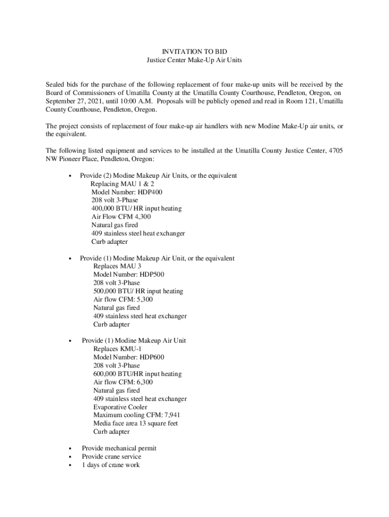 Fillable Online Invitation for Bids - Forestvale Entryway Project Fax Email Print - pdfFiller