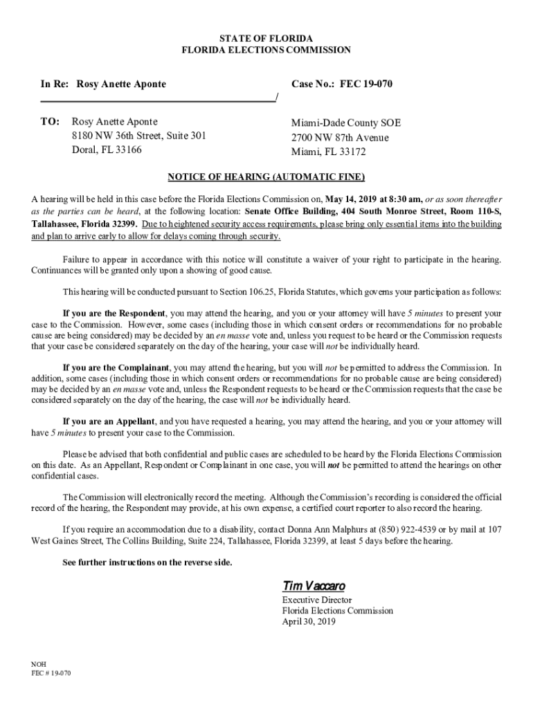 Fillable Online Attorney Rosy Aponte and Judge Dava Tunis Compete for ...