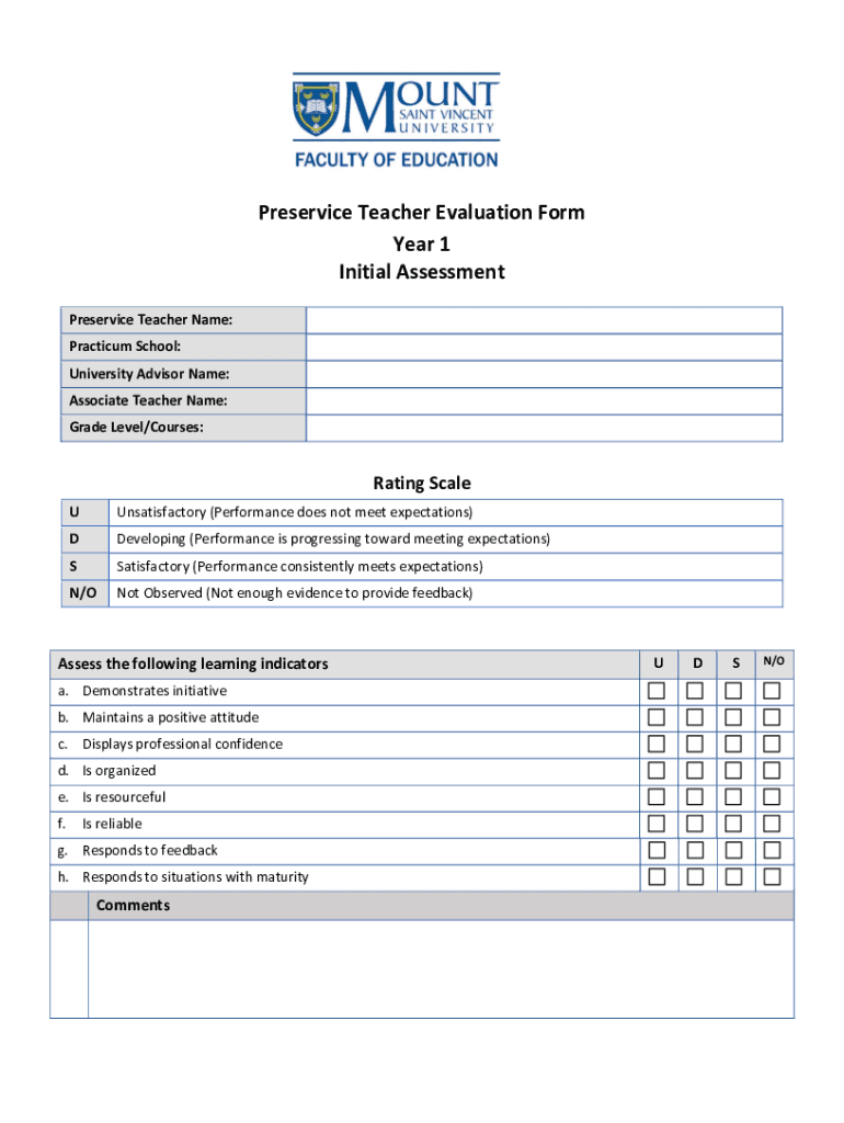 Fillable Online Preservice Teacher Professional Growth Plan Review Year 2 Fax Email Print ...