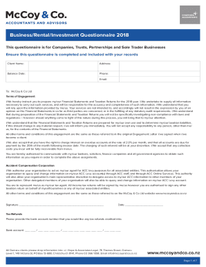 Fillable Online Client Investment Profile (CIP) Questionnaire for ...