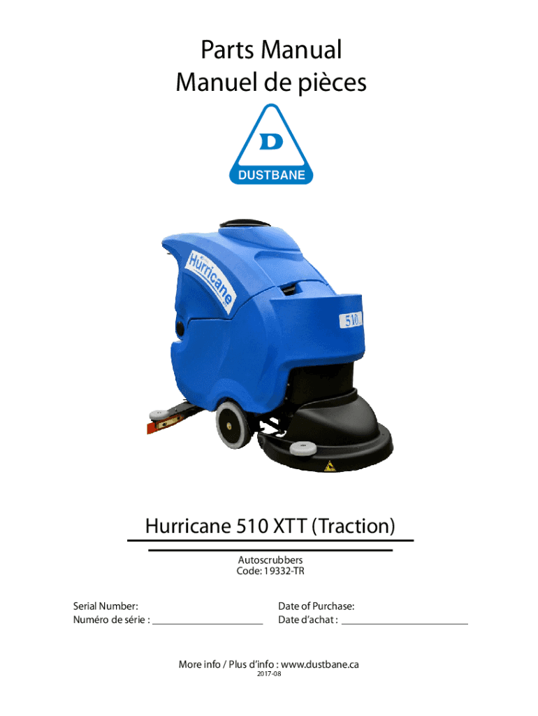 Fillable Online Fillable Online dustbane Parts Manual Manuel de pices ...