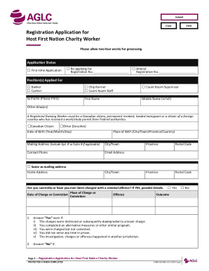 Fillable Online Apply to become a registered charity Fax Email Print ...