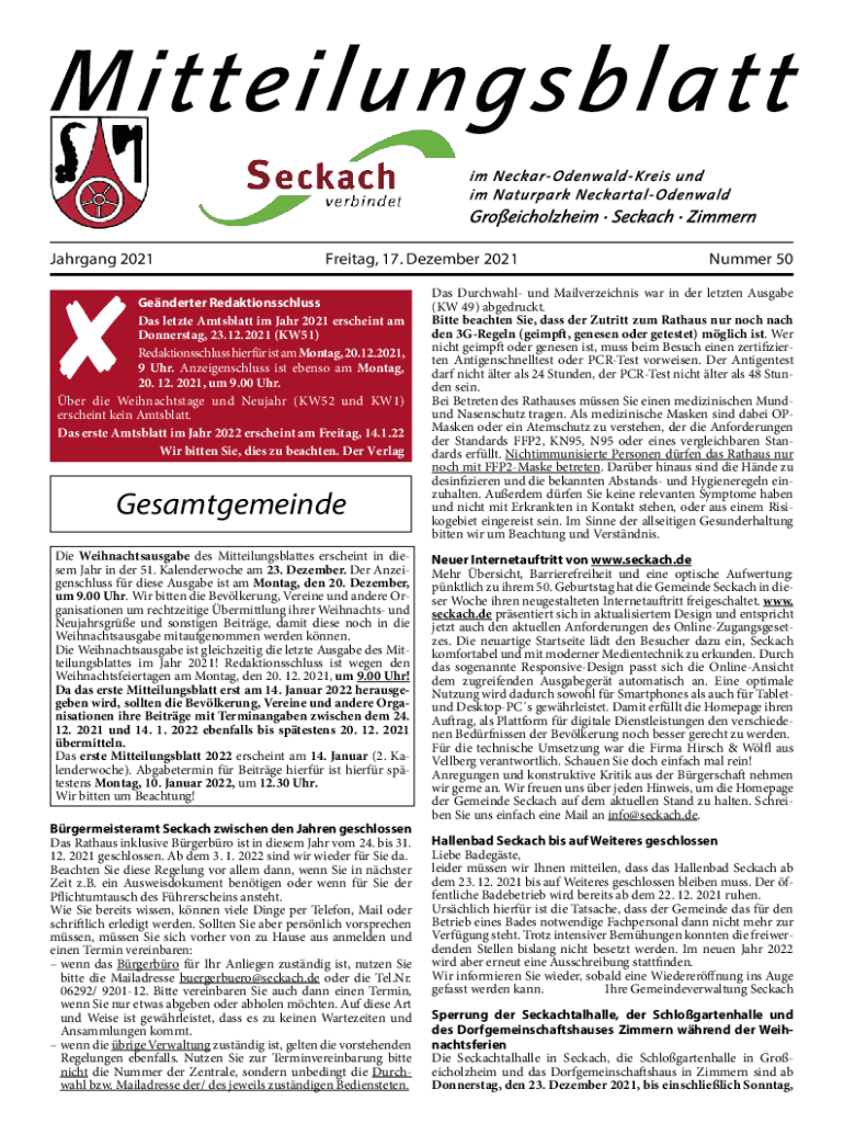 Ausfüllbar Online Gemeinde Seckach Fax Email Drucken - pdfFiller