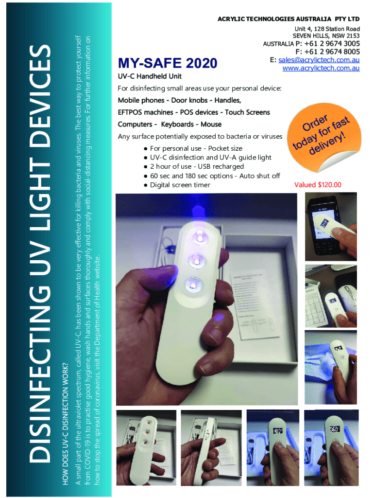 Fillable Online Ultraviolet A light effectively reduces bacteria and viruses ... Fax Email Print ...