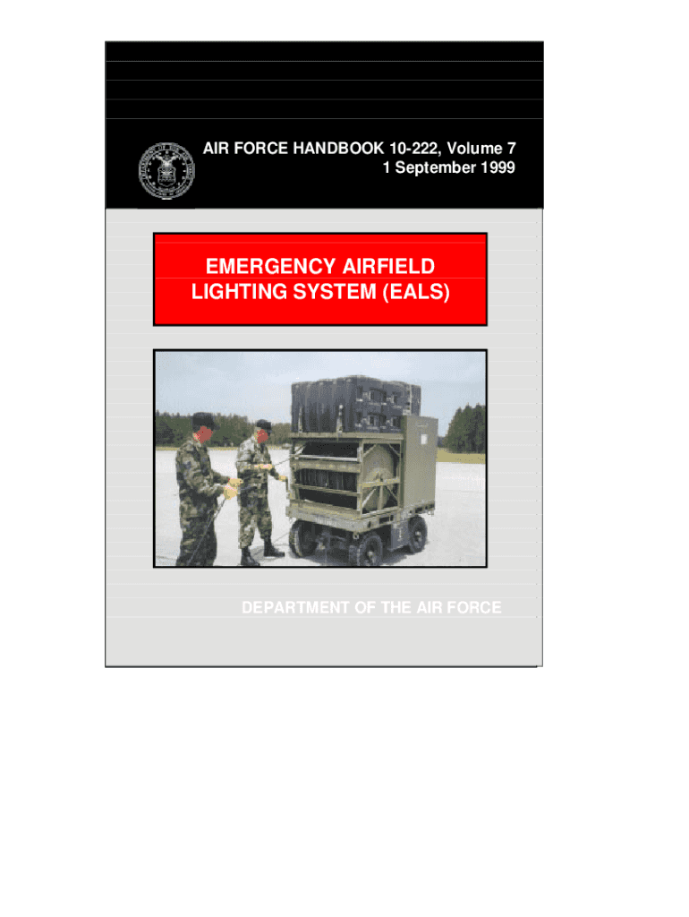 Fillable Online Emergency Airfield Lighting System (EALS): U.S. Air ...