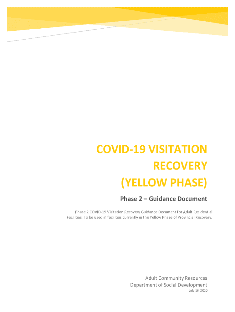 Fillable Online Visitor Guidelines at Hospitals and Health Care ...