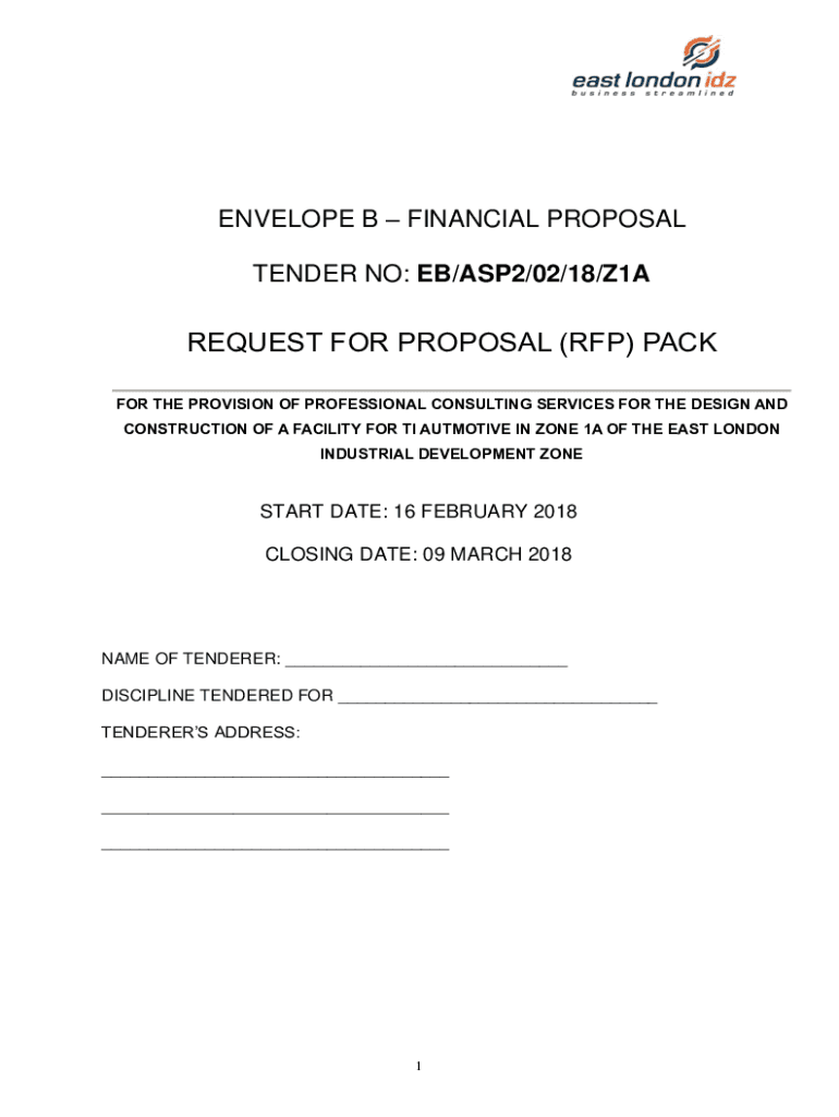 Fillable Online TENDER NO: EB/ASP2/02/18/Z1A Fax Email Print - pdfFiller