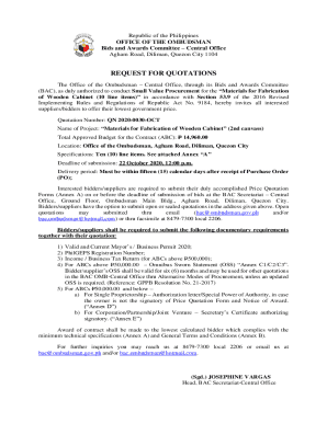 Fillable Online (BAC), as duly authorized to conduct Small Value ...