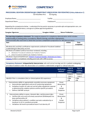 Fillable Online Blank Competency Template Fax Email Print - pdfFiller